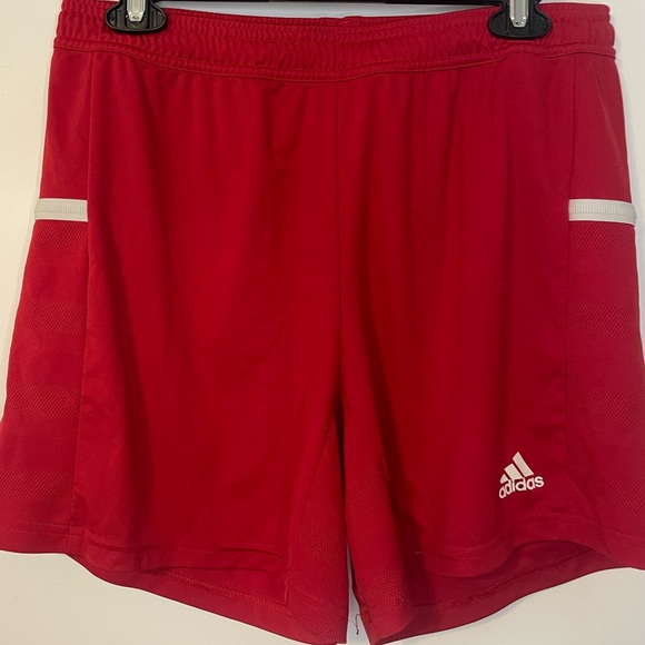 adidas | Shorts | Clima Cool Red Adidas Womens Shorts | Poshmark